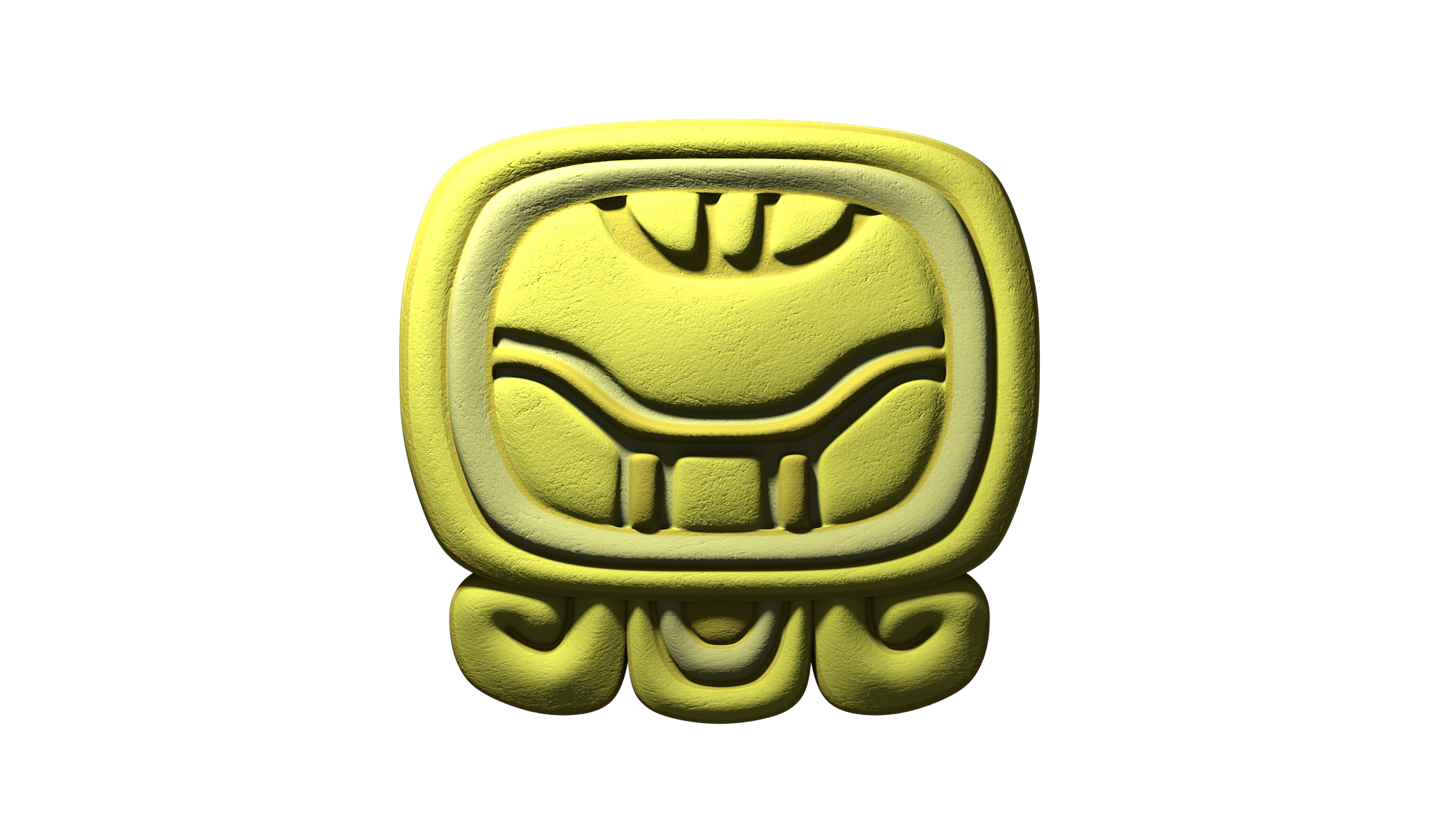 Free STL file Kan, mayan glyph 🗿 ・Object to download and to 3D print・Cults