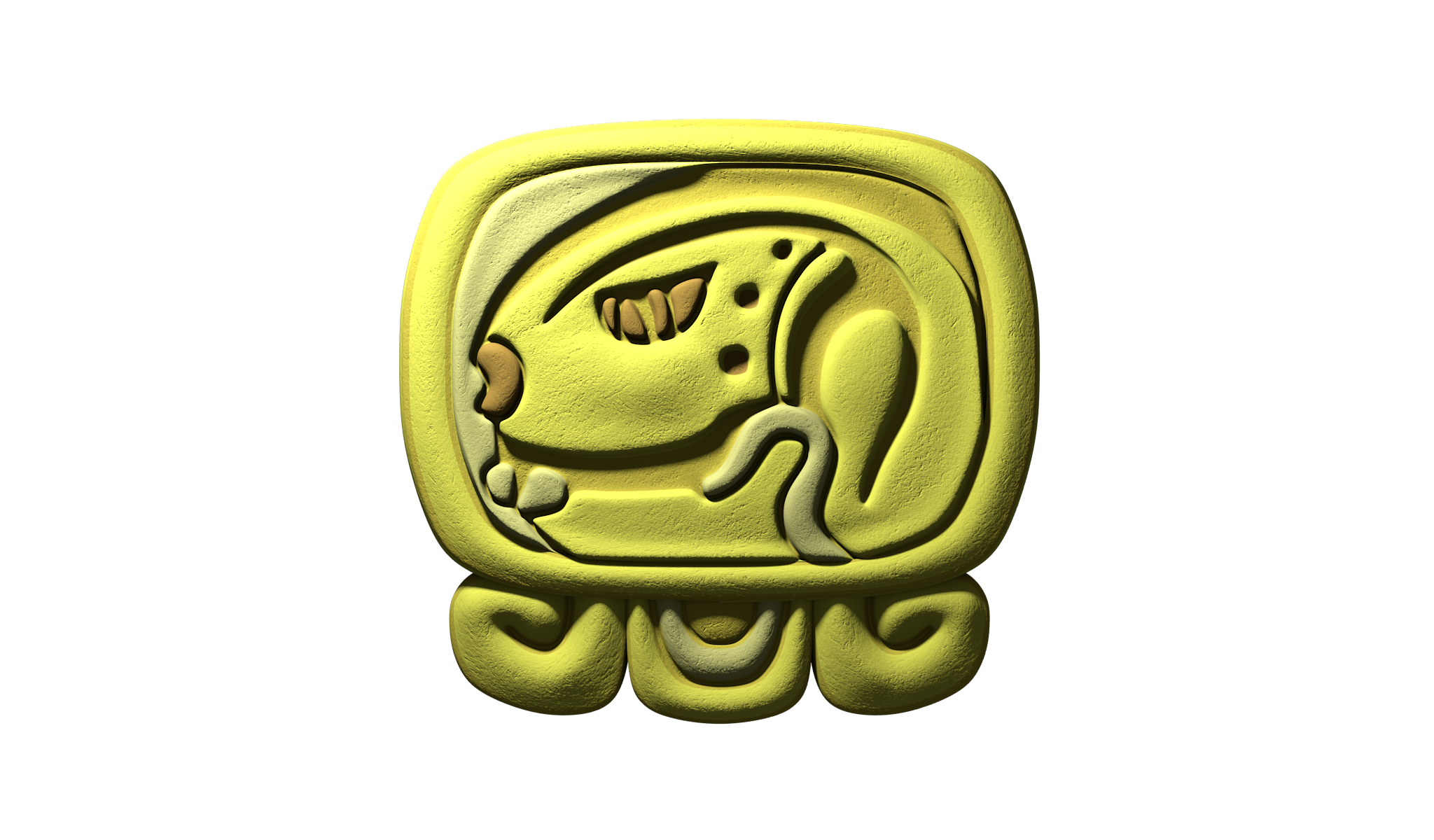 Free STL file Eb, mayan glyph 🎨 ・3D printer design to download・Cults
