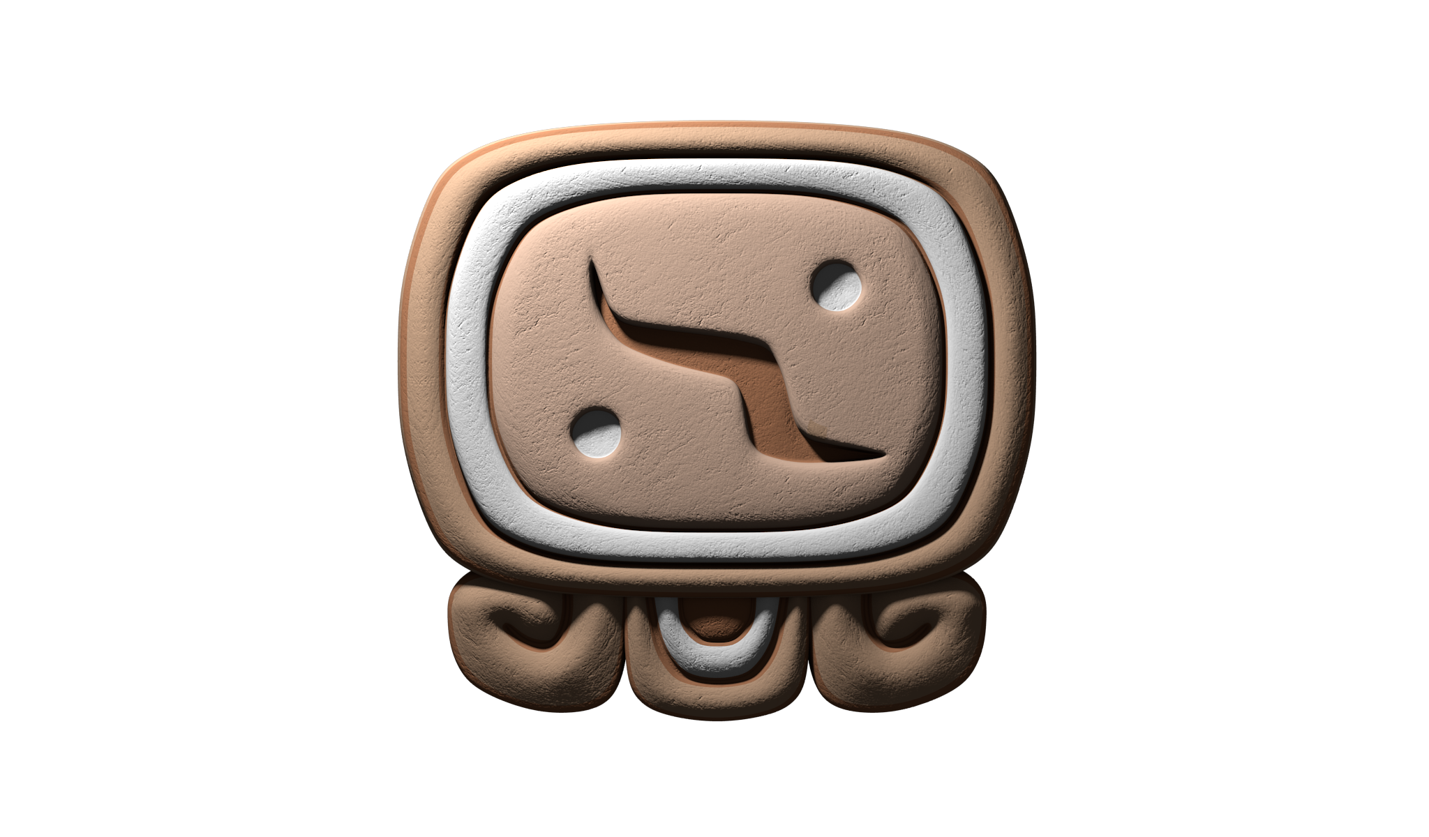 🗿 Kimi, mayan glyph・Free STL File for ・Cults