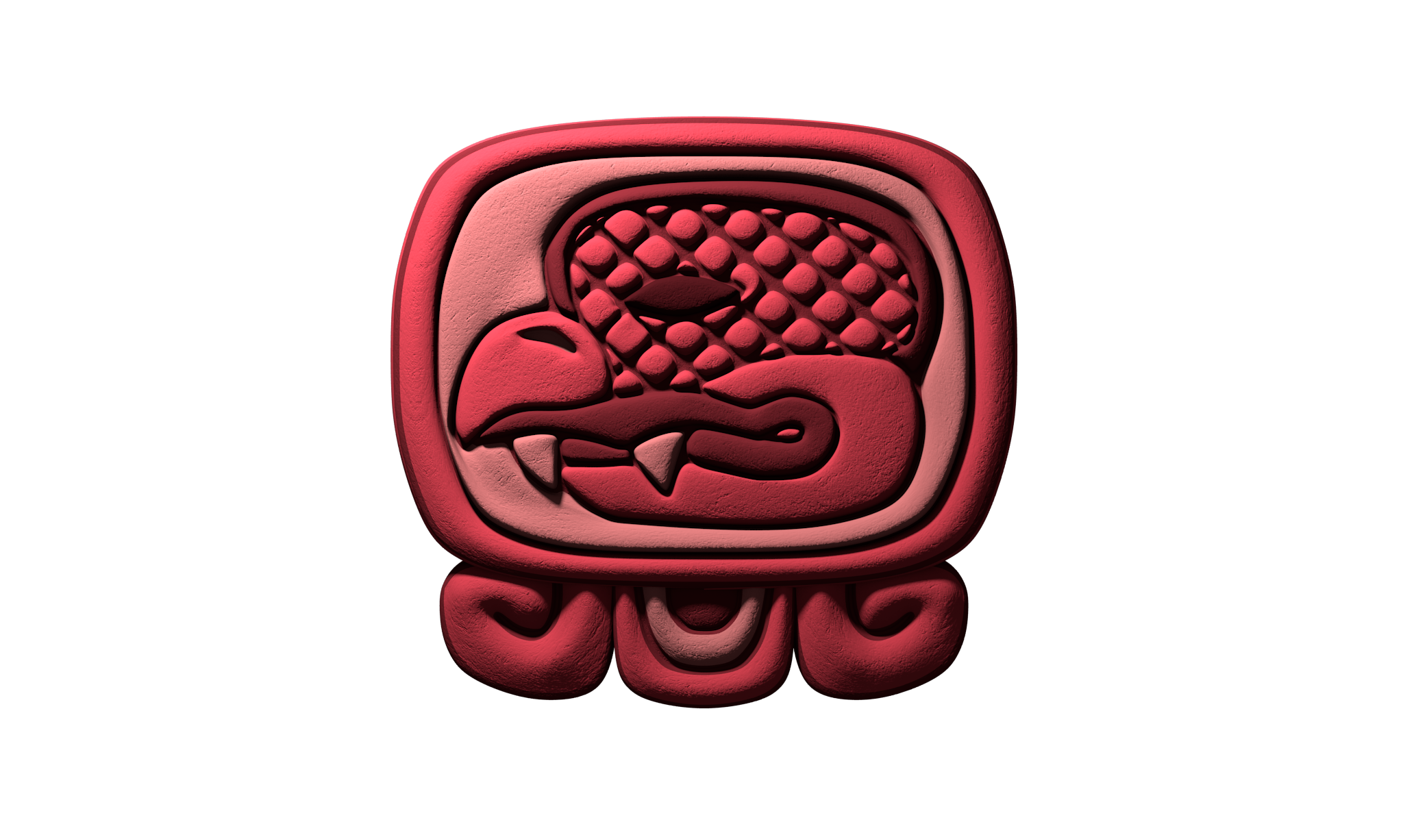 Free STL file Chikchan, mayan glyph 🗿 ・3D printer model to download・Cults