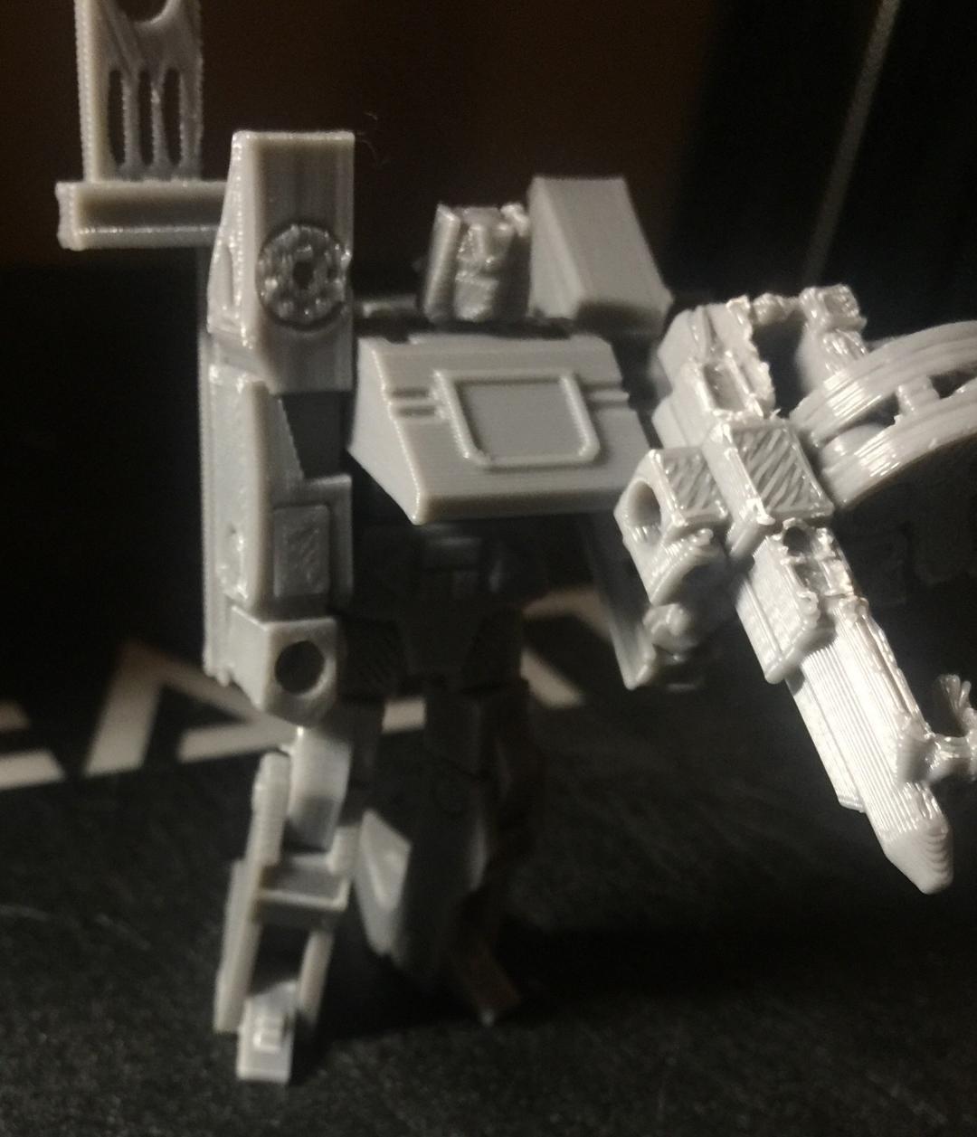 🖨️ 3D Printer Transforming Figure (Soundwave)・ STL File for ・Cults