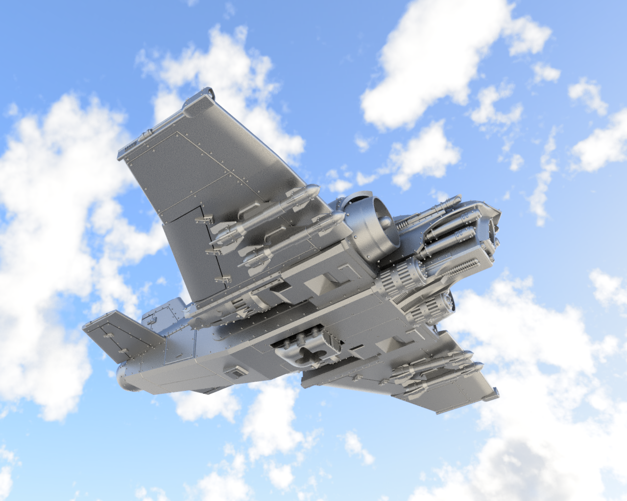 🐦 Heavy Fighter Metal Bird "MAVERICK・ STL File for ・Cults