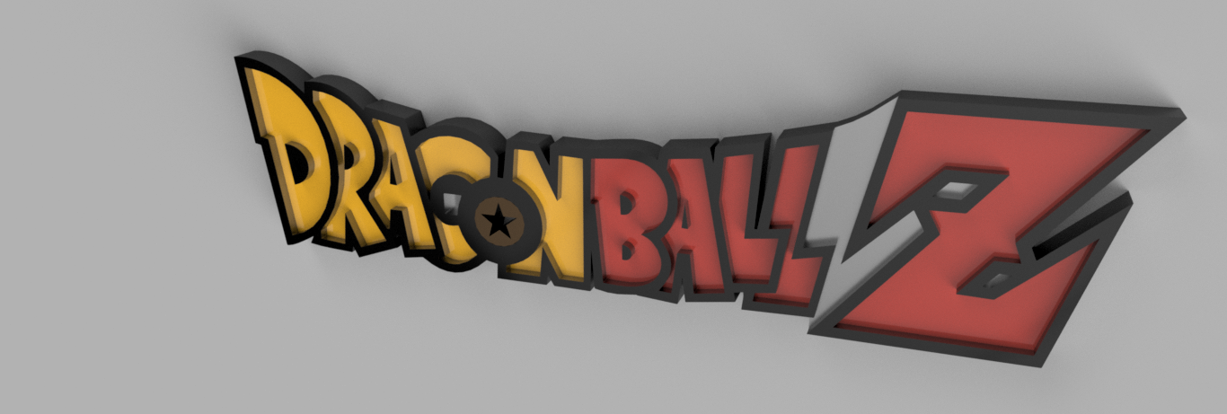 Fichier STL Logo Dragon Ball Z 🐉 ・Idée pour impression 3D à télécharger ...