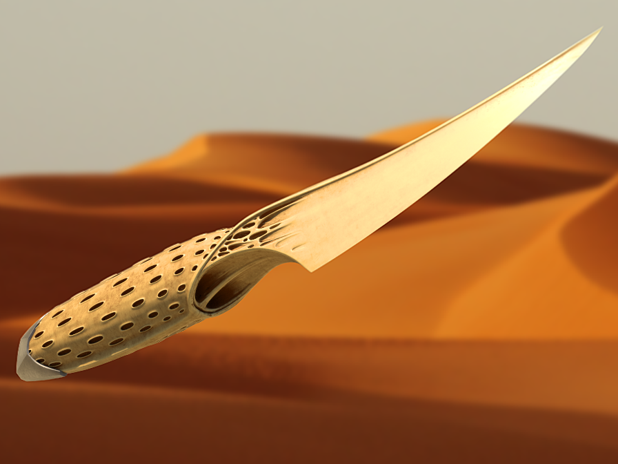 🎨 Fremen Crysknife (DUNE, 1984)・Free STL File for ・Cults