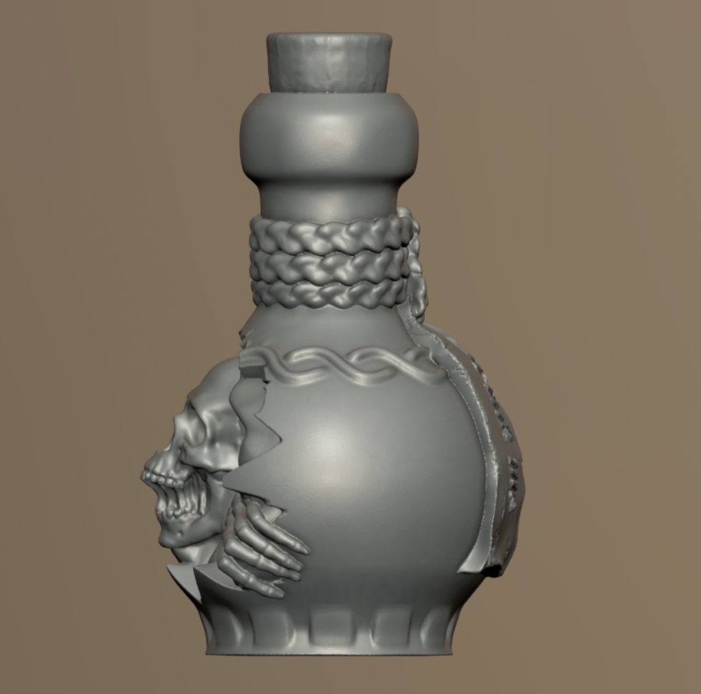 STL file Evil bottle (candle) 🍾 ・3D printable model to download・Cults