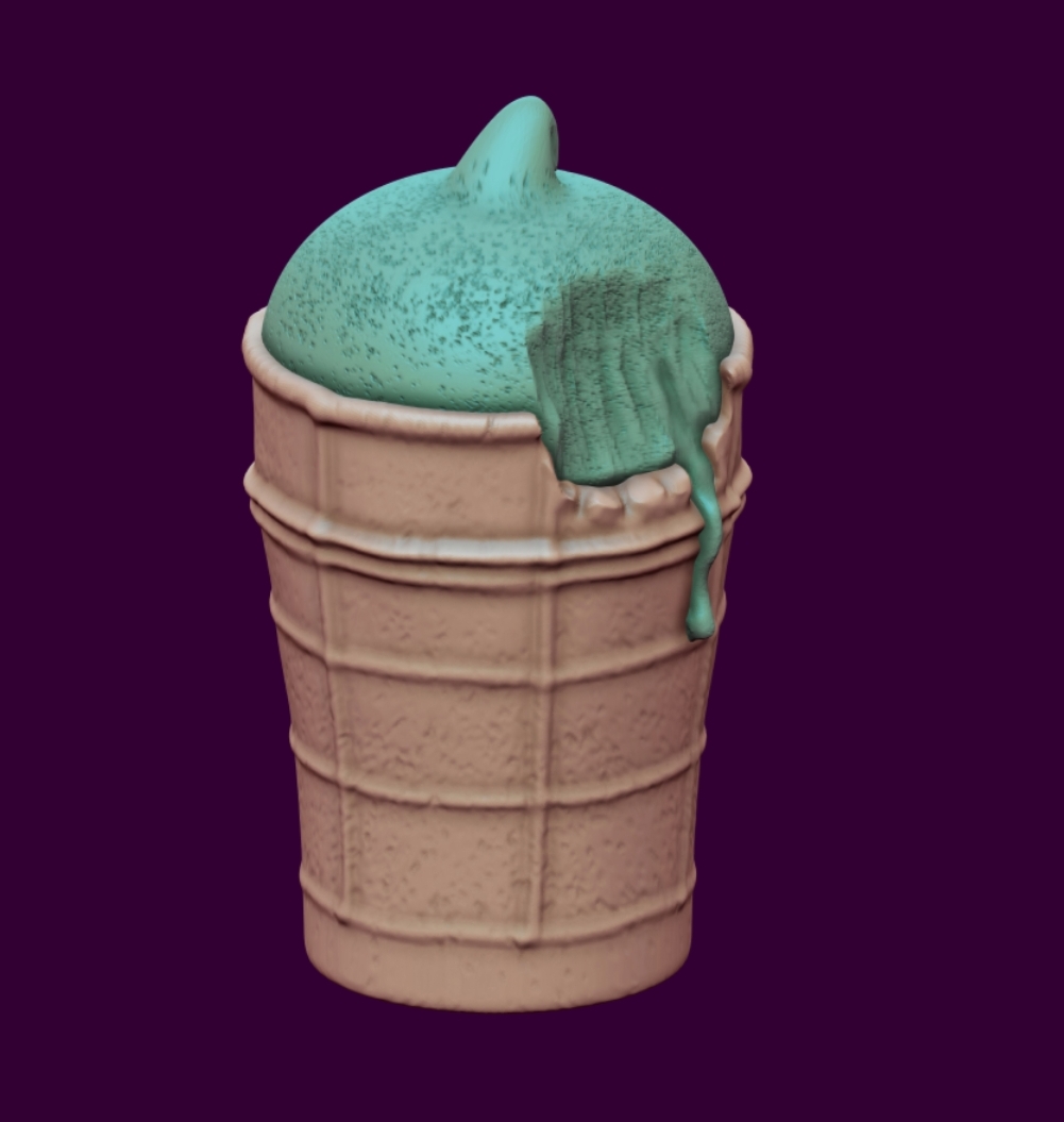 Free STL file Ice cream 🧊 ・3D printable model to download・Cults