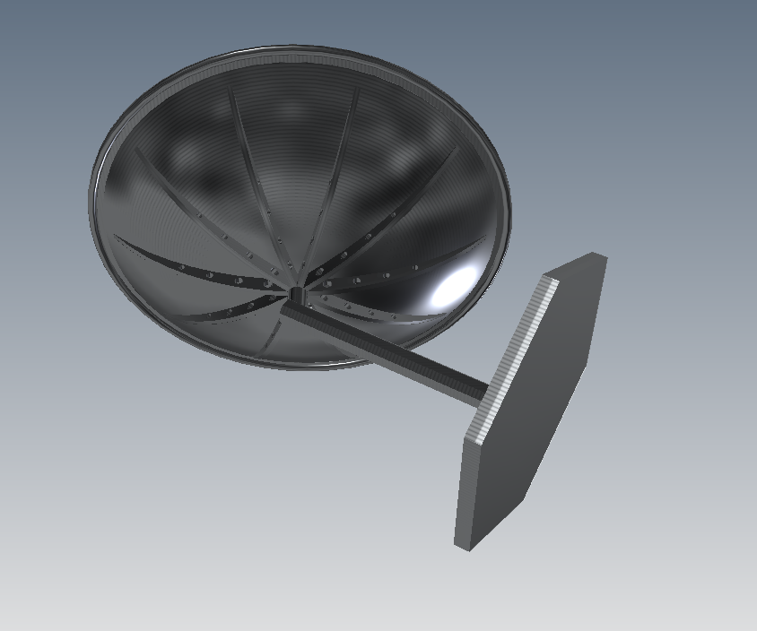 STL file Satellite dish 🛰️ ・3D printer model to download・Cults
