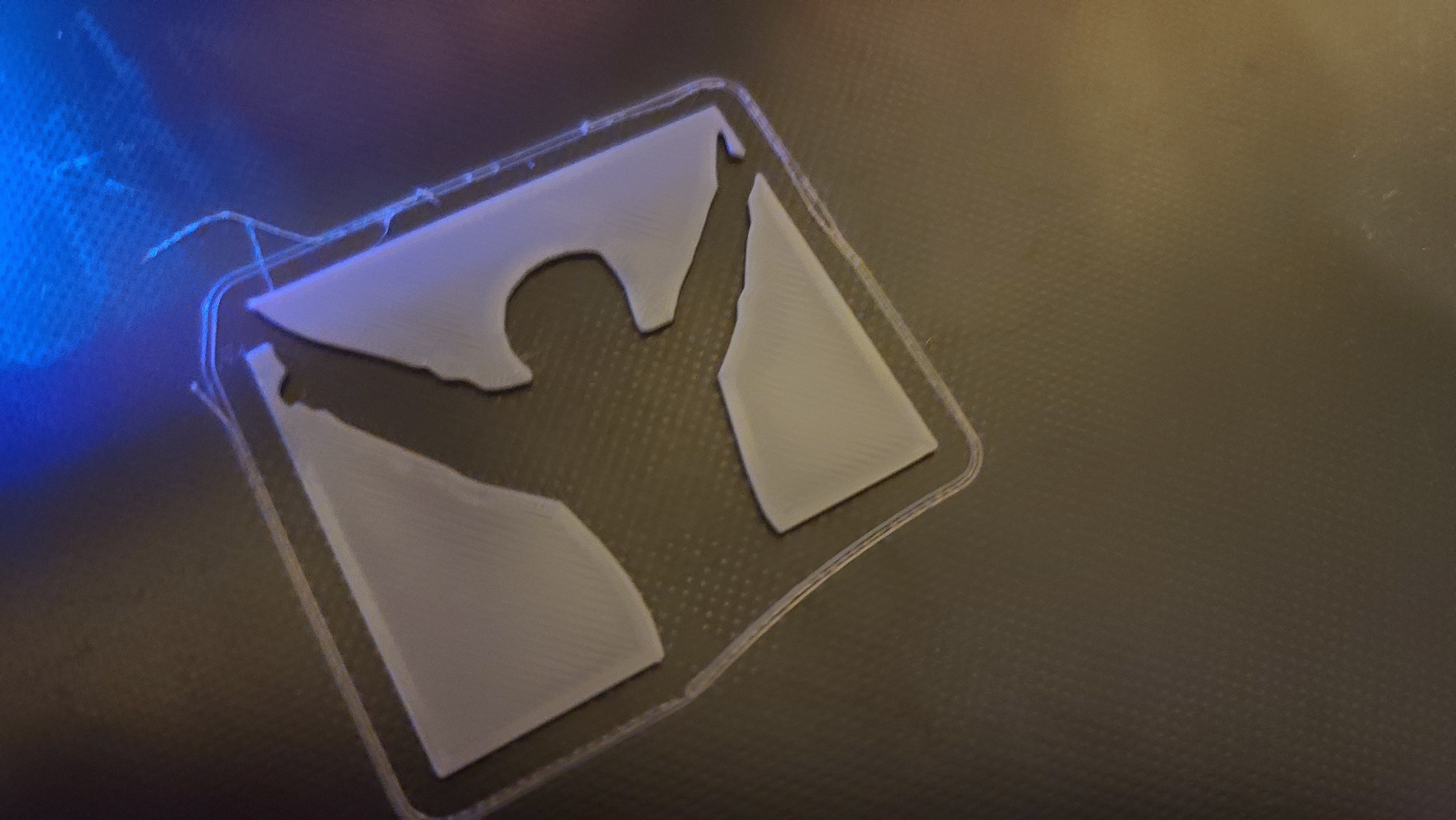 Файл STL Iracing 3D stick on Logo (1 or 3 part print for black and ...