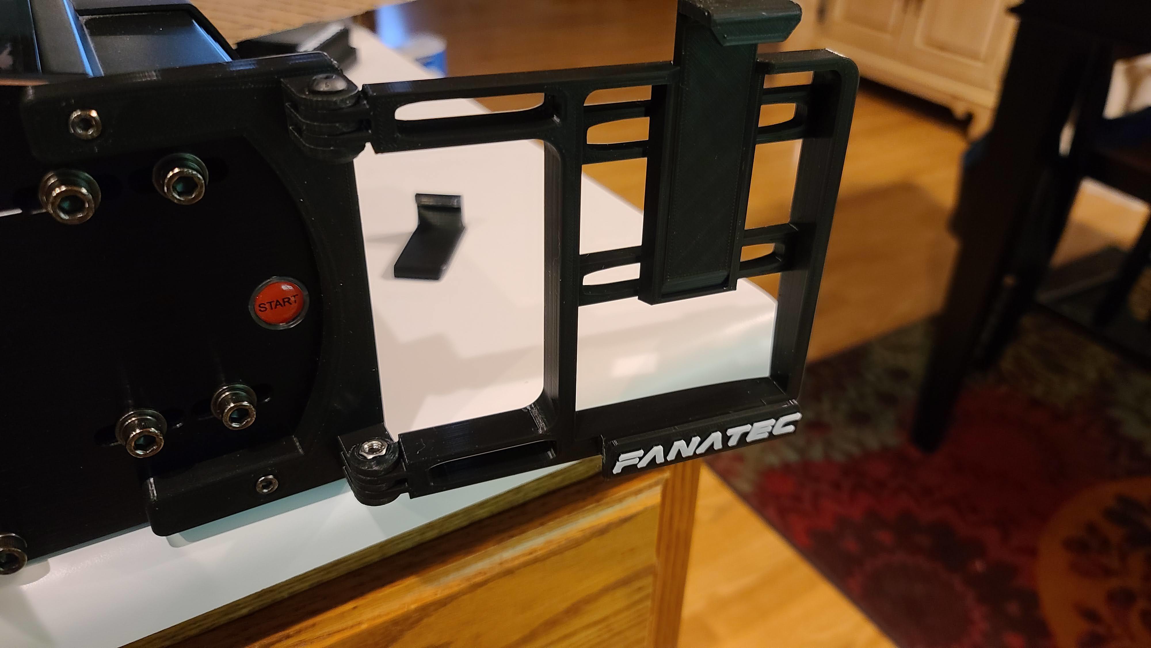 STL file Fanatec Side Tablet Mount (Adjustable/Universal) DD,CSW,CSL ...
