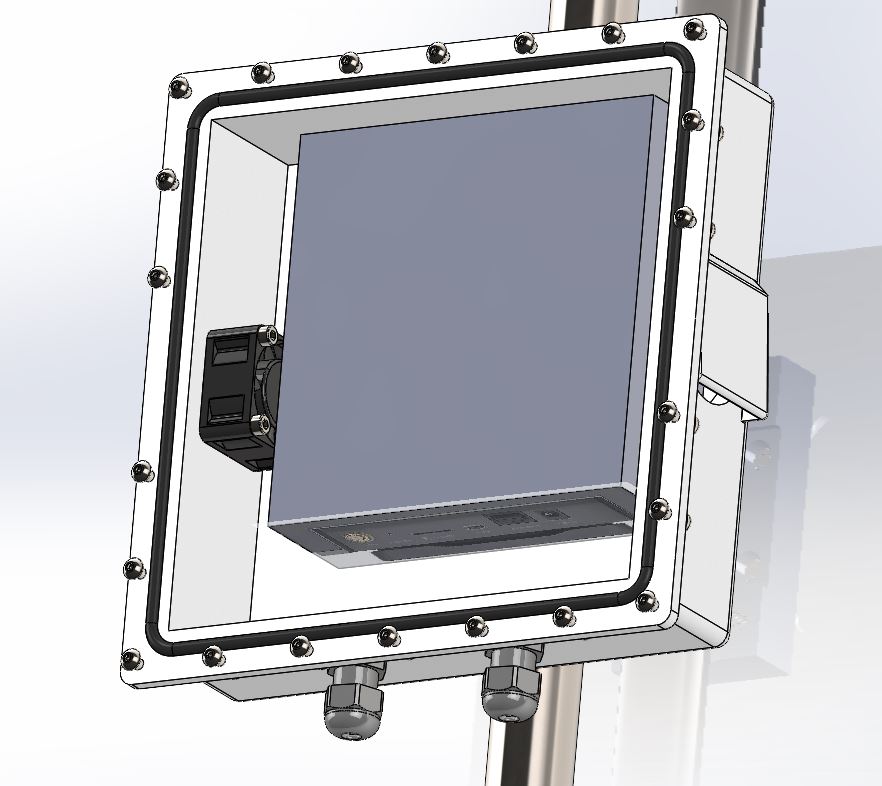 STL file Bobcat 300/syncrobit/Nebra Miner Outdoor Enclosure_v2 🔧 ・Model ...