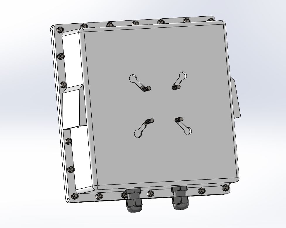 STL file Bobcat 300/syncrobit/Nebra Miner Outdoor Enclosure_v2 🔧 ・Model ...
