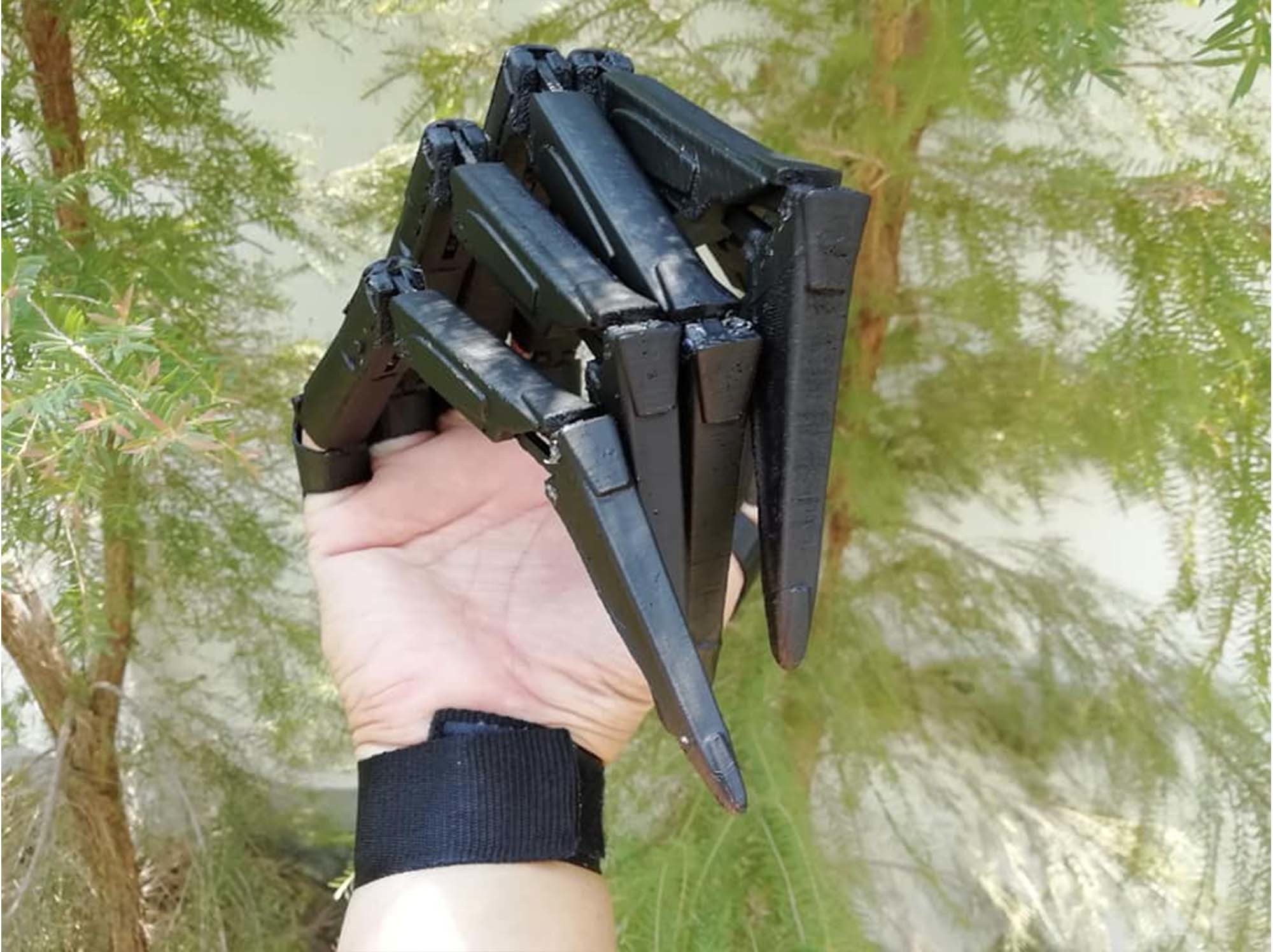 🦴 ARTICULATED BONE FINGERS HALLOWEEN COSPLAY ALL FINGERS FULL HAND・Free ...