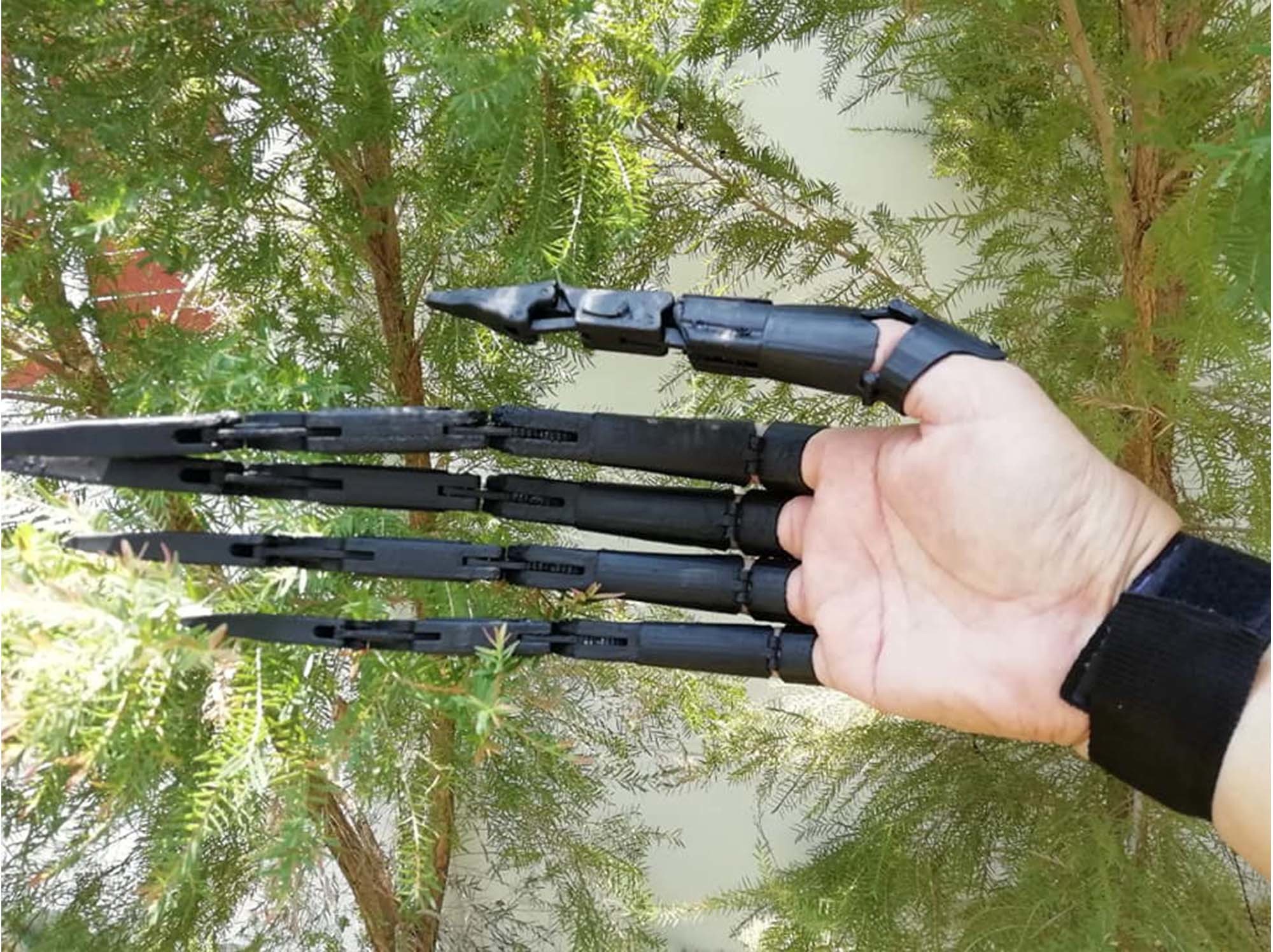 🦴 ARTICULATED BONE FINGERS HALLOWEEN COSPLAY ALL FINGERS FULL HAND・Free ...