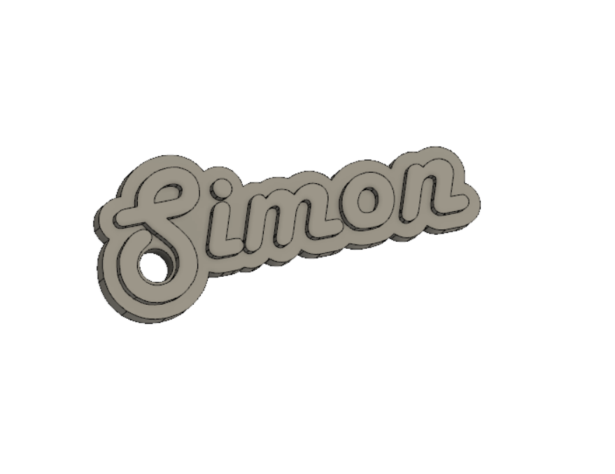 Archivo STL Llavero Harlow Simon 👗・Design para impresora 3D para ...