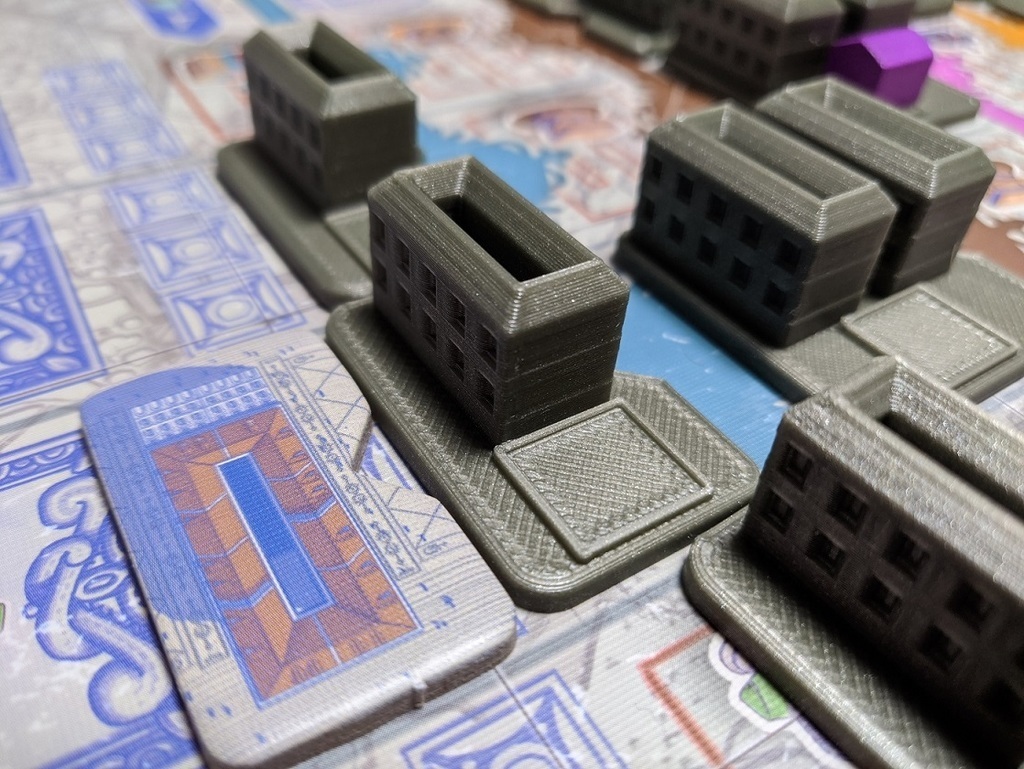🏗️ Lisboa Boardgame Building・Free 3D File for ・Cults
