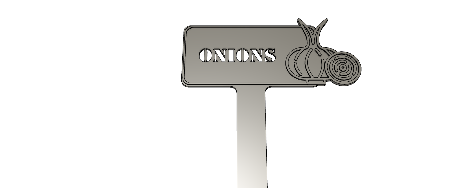 🧅 Onion Sign・Бесплатный STL для ・Cults