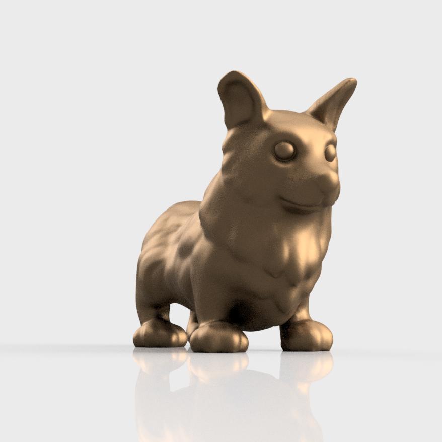 🐕 Little Corgi・Free STL File for ・Cults