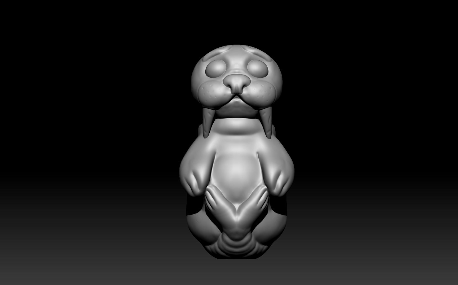 Free STL file Cute Seal 🦭 (OBJ)・3D print design to download・Cults