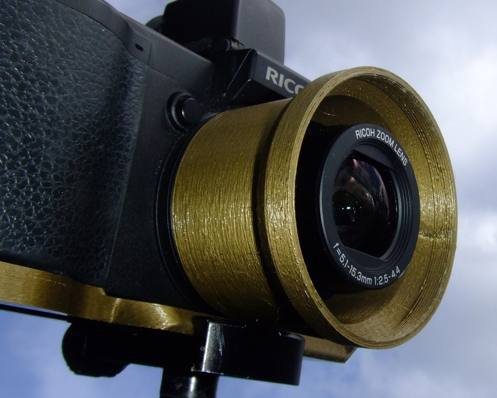 📷 Ricoh GX200 52mm Filter Adaptor・Free 3D File for ・Cults