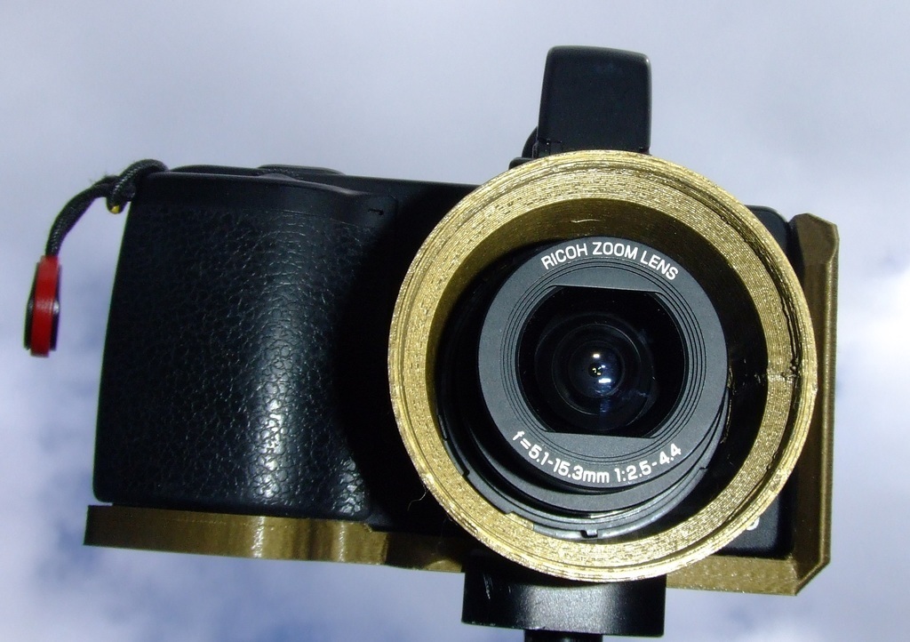 📷 Ricoh GX200 52mm Filter Adaptor・Free 3D File for ・Cults