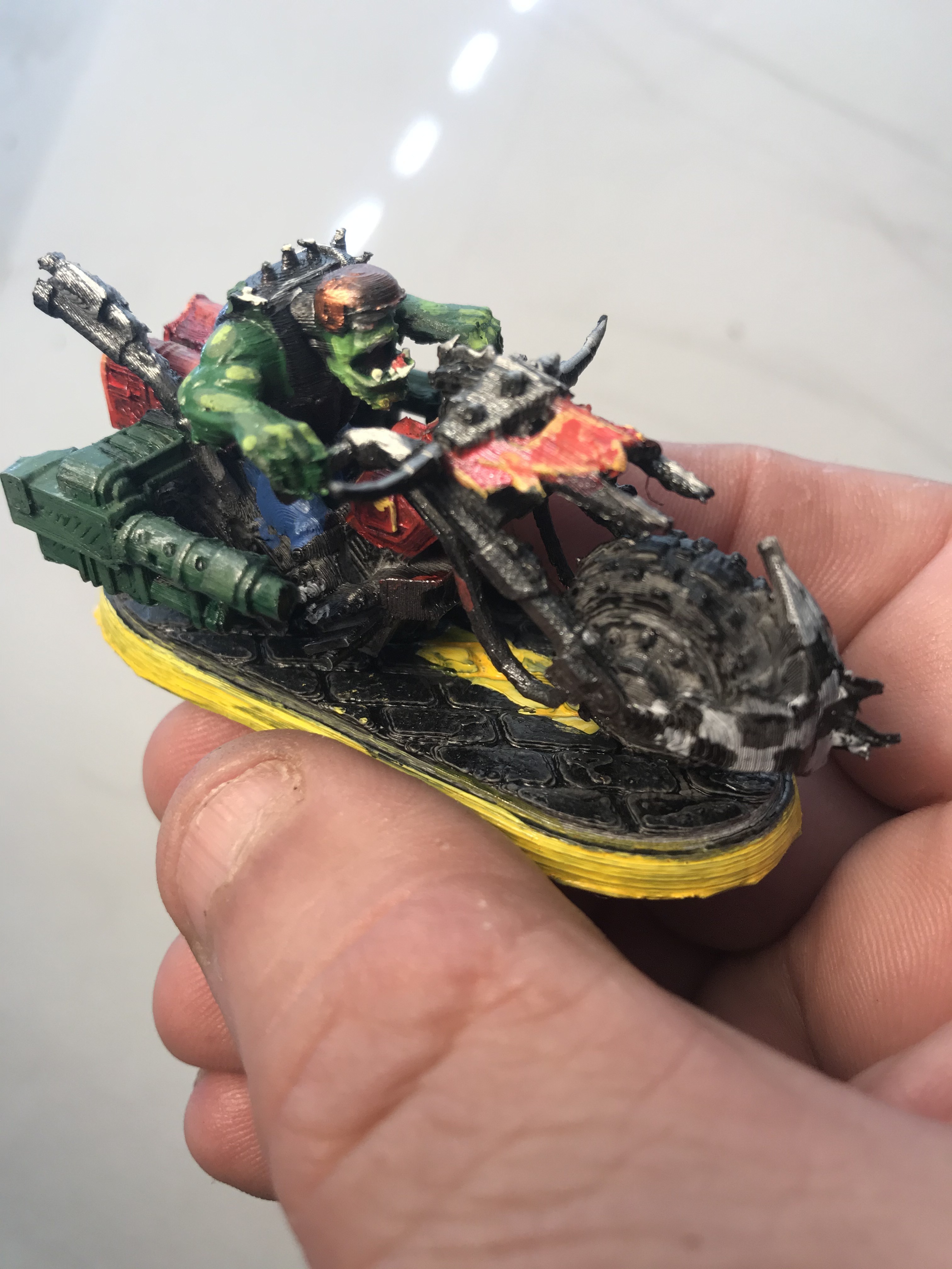 3D printing Ork biker of war・Cults