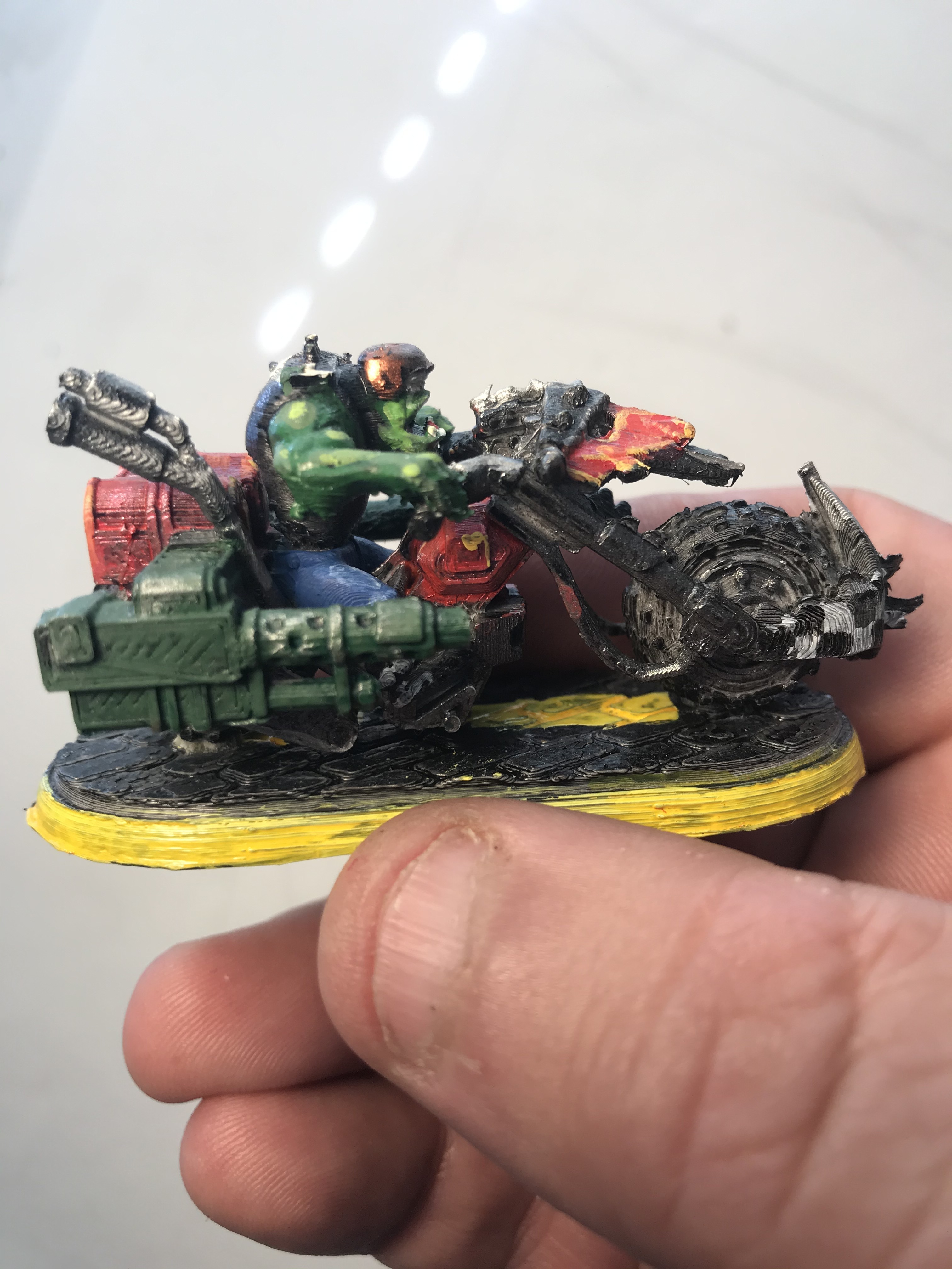 3D printing Ork biker of war・Cults