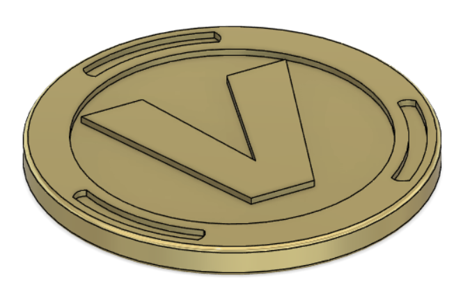 💶 VBuck Euro Fortnite coin・ STL File for ・Cults