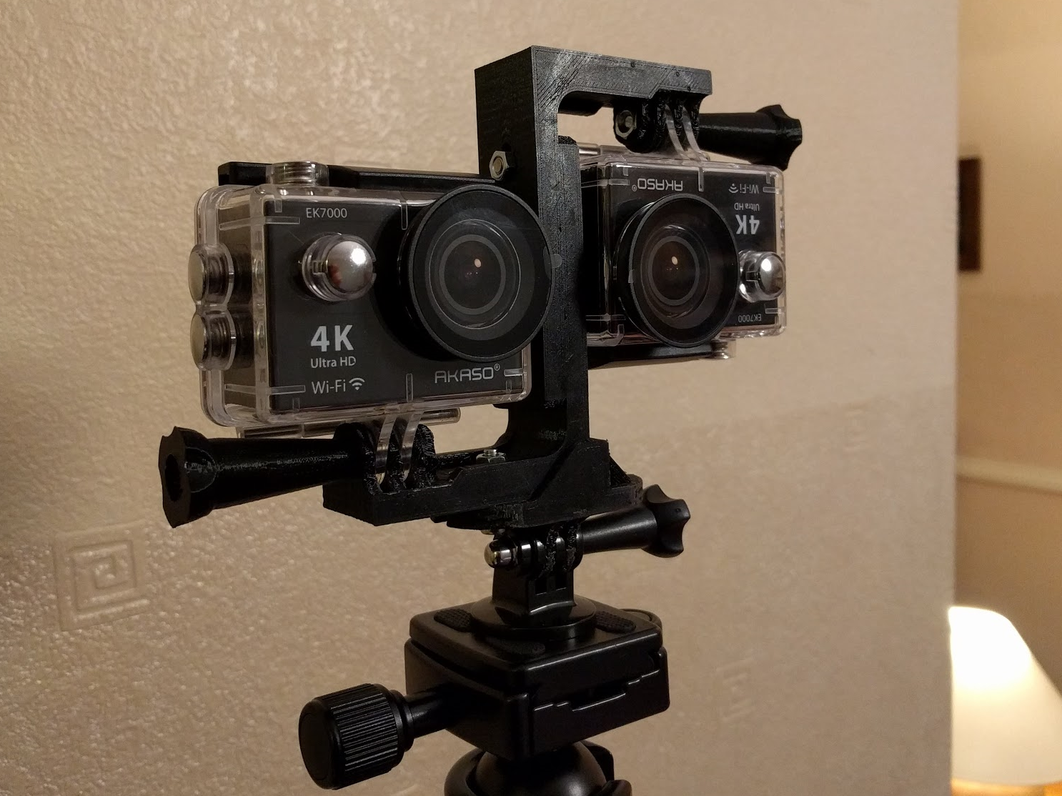 Free STL file 3D Camera Rig for Action Cameras / EK7000 / GoPro 📷 ・3D ...
