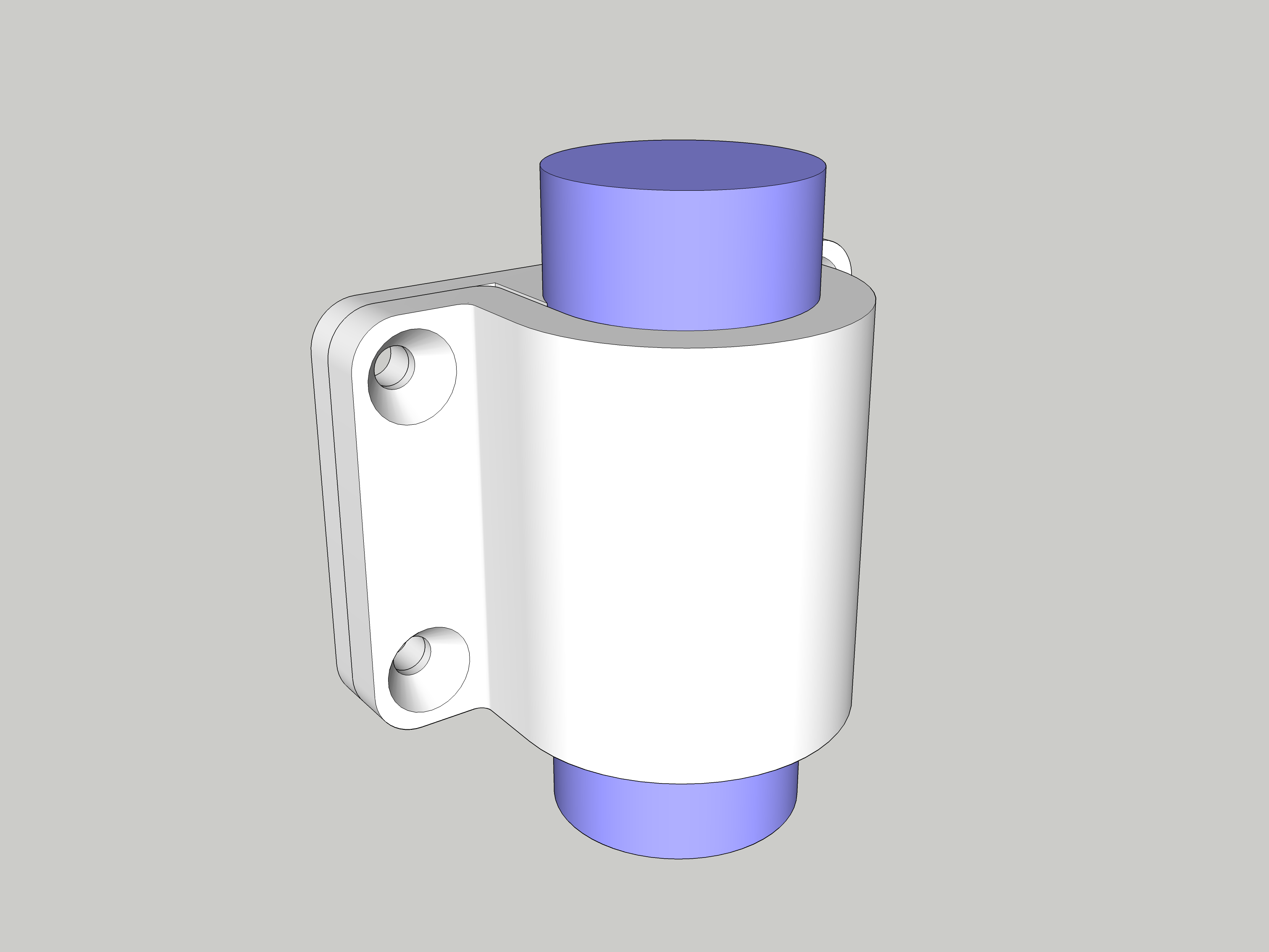 Free STL file Pipe Saddle Clamp (21.5mm or similar) 🗜️ ・Model to ...