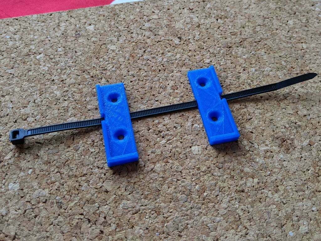 🔌 Cable Tie Base・Free STL File for ・Cults