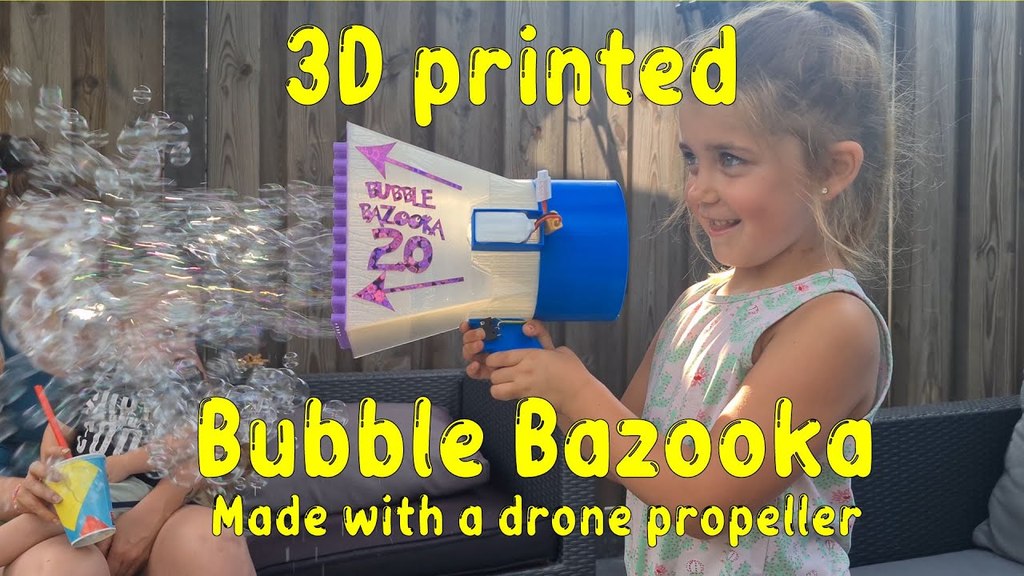 Free 3D file Bubble bazooka 🎠 ・3D printer model to download・Cults