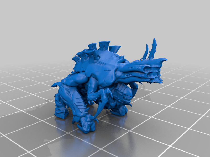 ⚔ Epic Tyranid Exocrine・Free STL File for ・Cults