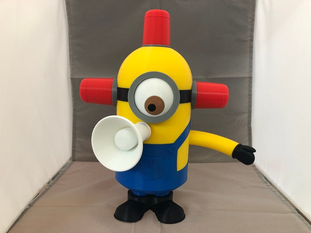 👹 Minion Carl (Bee Doo)・Impresión 3D・Cults