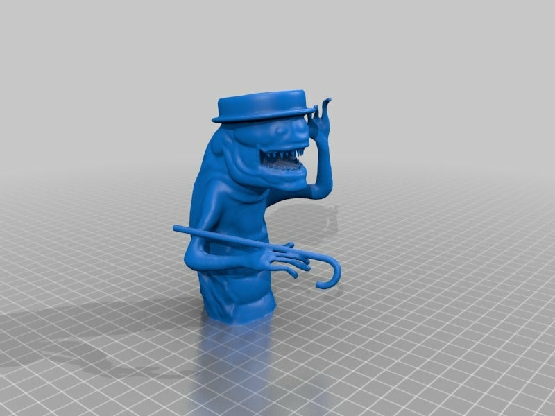 👽 Split Spaceballs Chest Bursting Alien・Free STL File for ・Cults