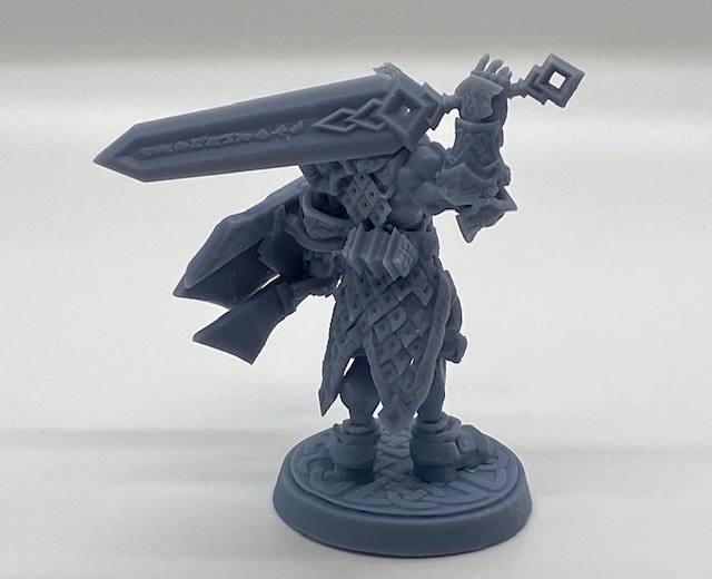 🛡️ Oelrik Stormsword with Shield and Greatsword・ STL File for ・Cults