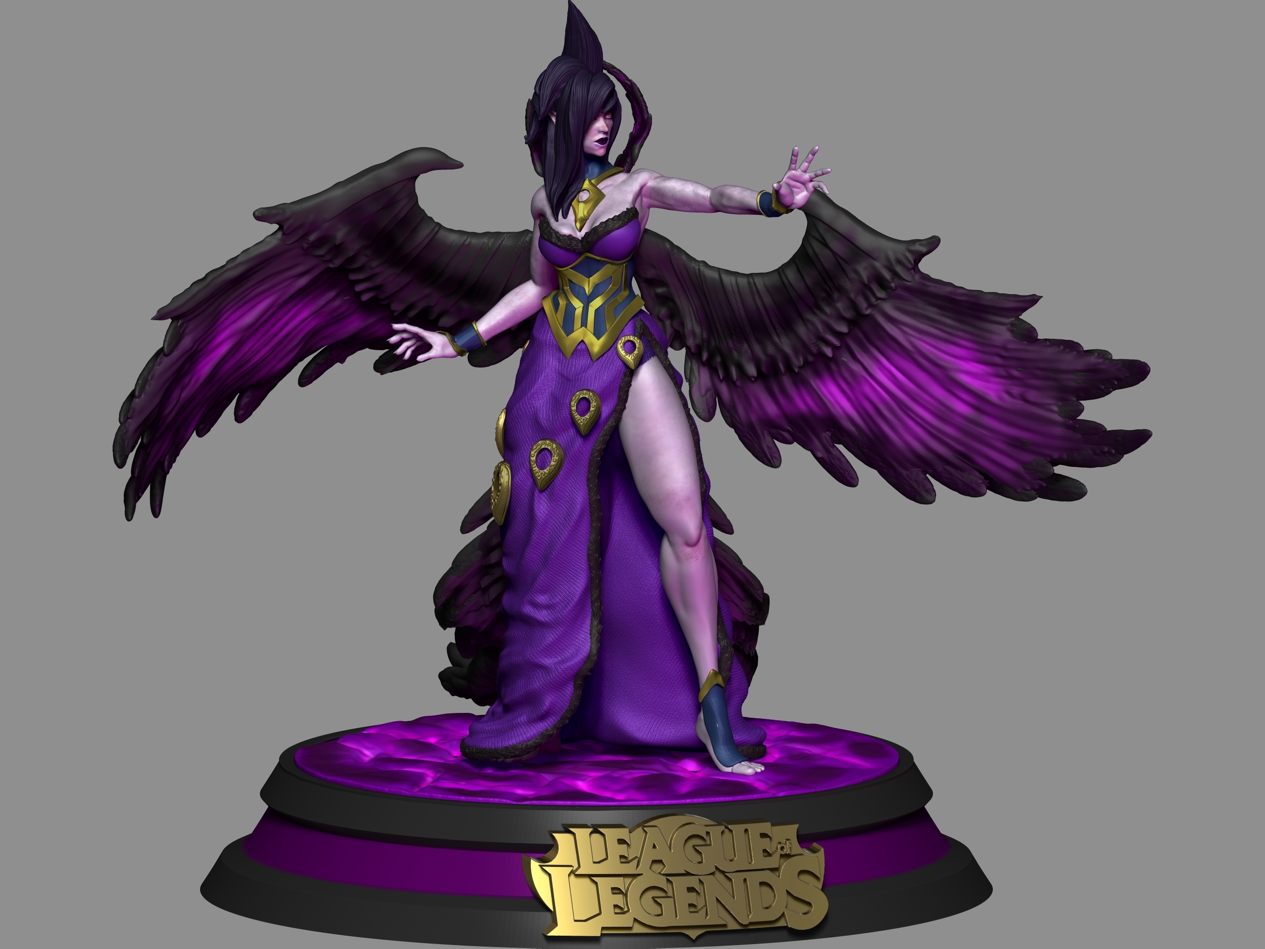 🎲 League of Legends - Morgana Classic・ 3D File for ・Cults