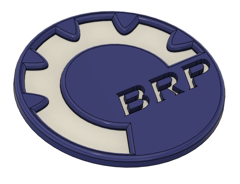 👽 BRP Logo・ STL File for ・Cults