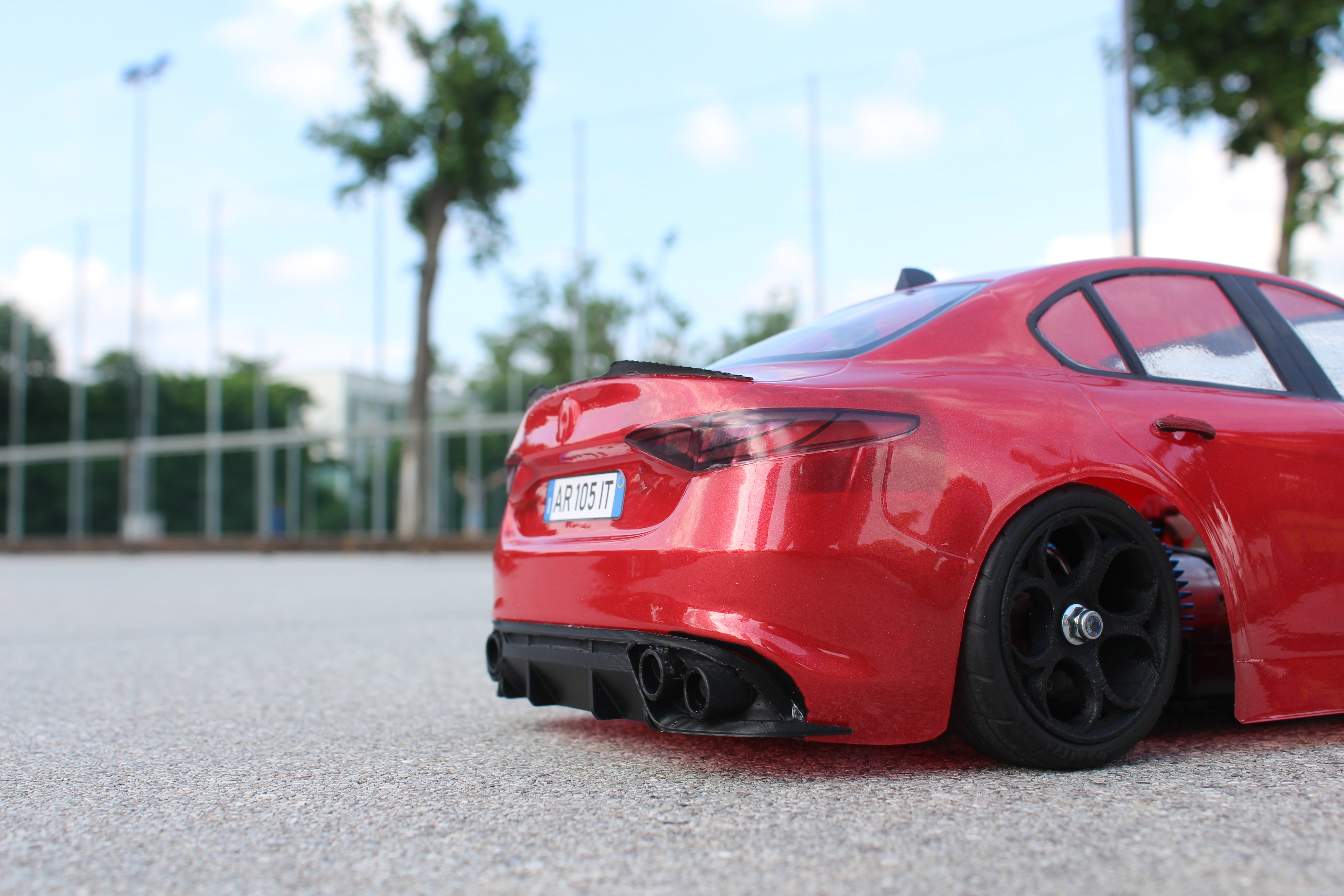 🆕 WHEELS ALFA ROMEO GIULIA NEW RC TOURING CAR・Free STL File for ・Cults