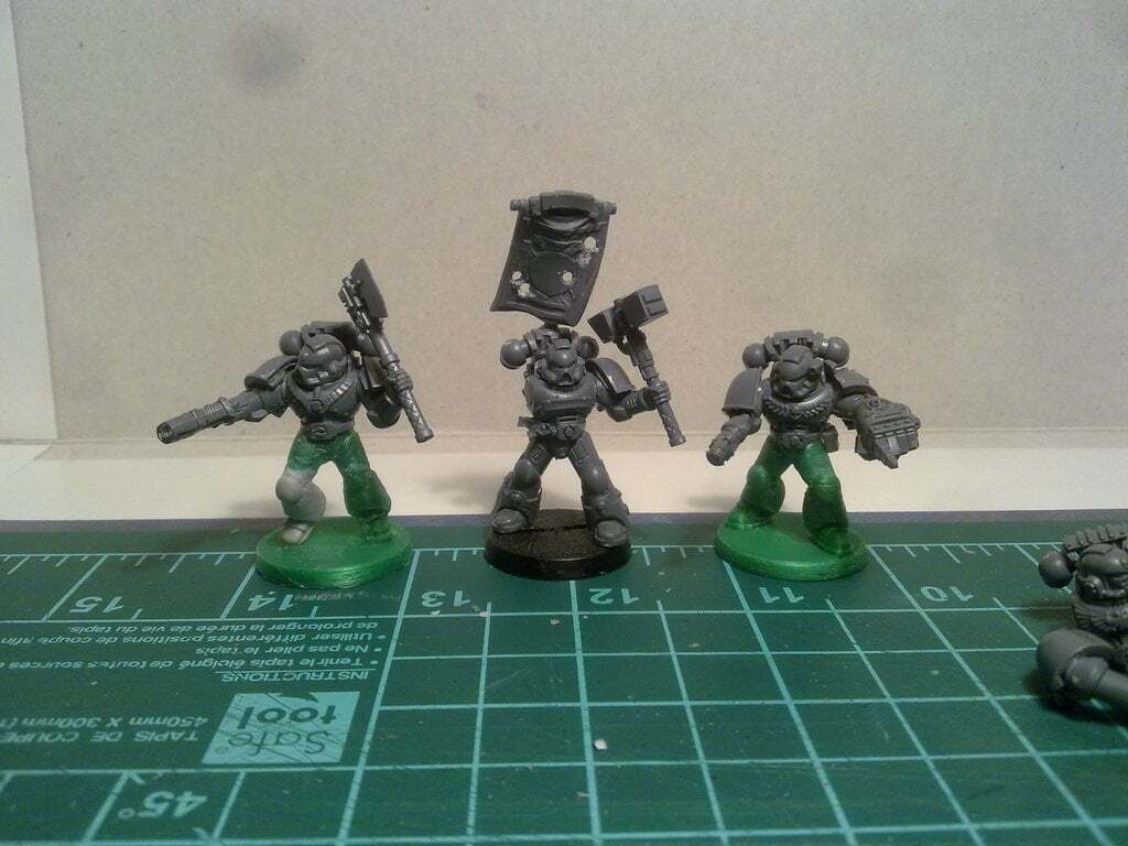 🛰 11 pairs of power armour legs - 28mm heroic・3D Print・Cults