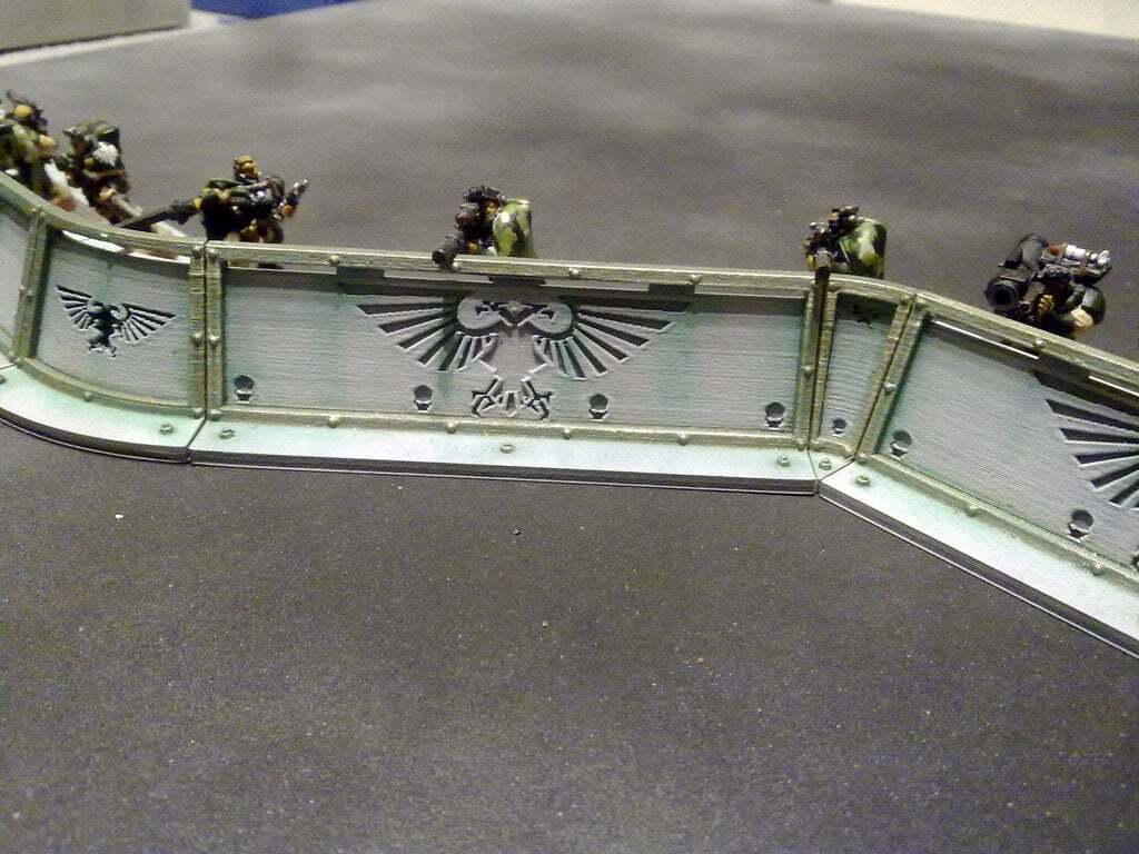 3D printing Imperial Modular Barricade・Cults