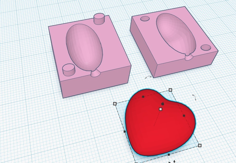STL file HEART MOLD, HEART MOLD 💜 ・3D printing template to download・Cults