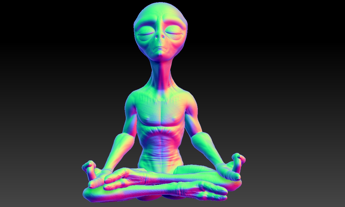STL file Alien-Grey-01 👽 ・3D printer model to download・Cults