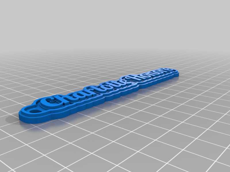 Free STL file Charlotte Tag or Keychain 🗝️ ・3D printer model to ...