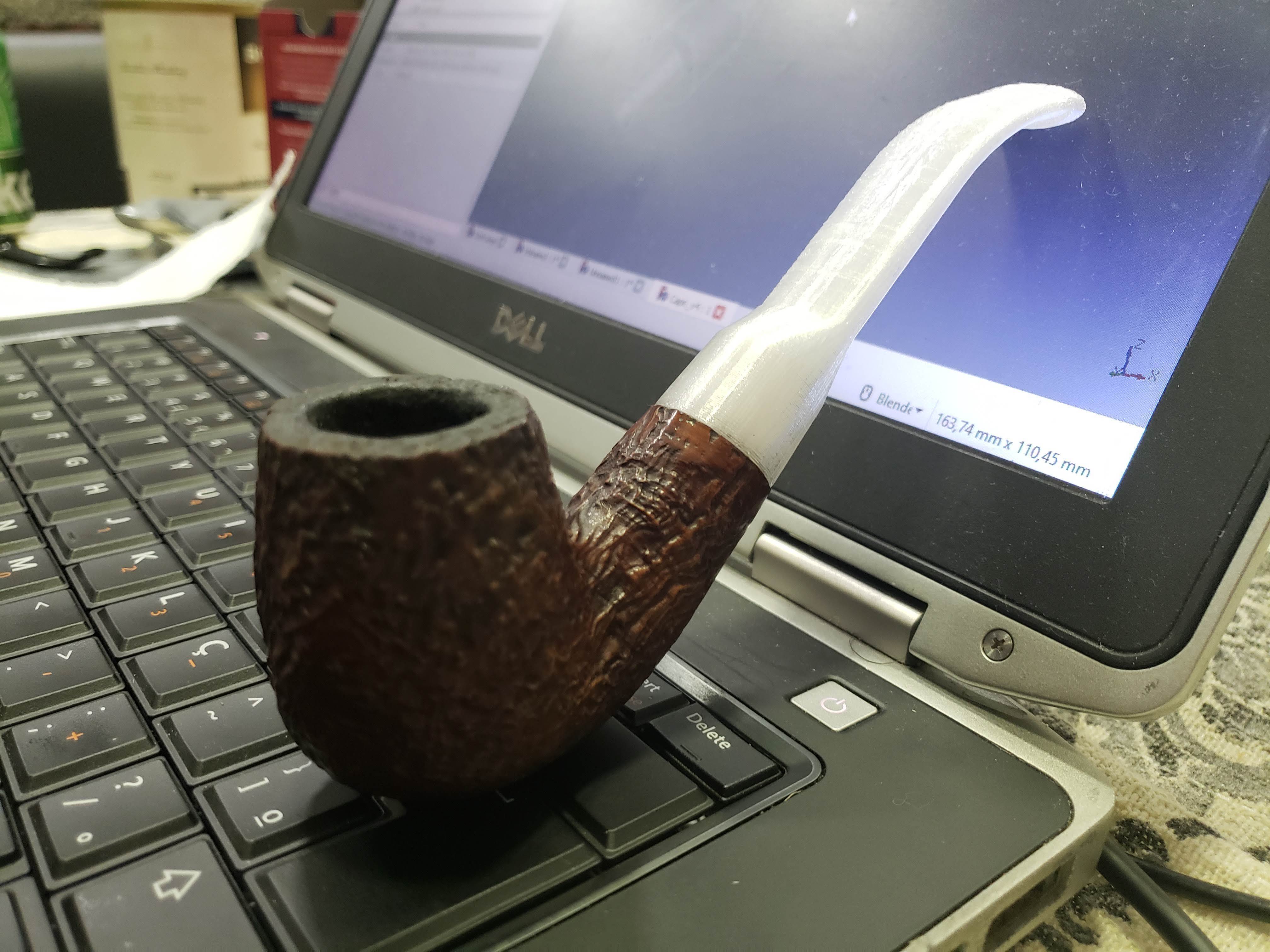 Бесплатный STL файл Capri Pipe Stem 🧞‍♂️ ・Шаблон для загрузки и 3D ...