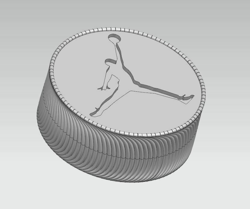 🇯🇴 Jordan logo box・Free STL File for ・Cults