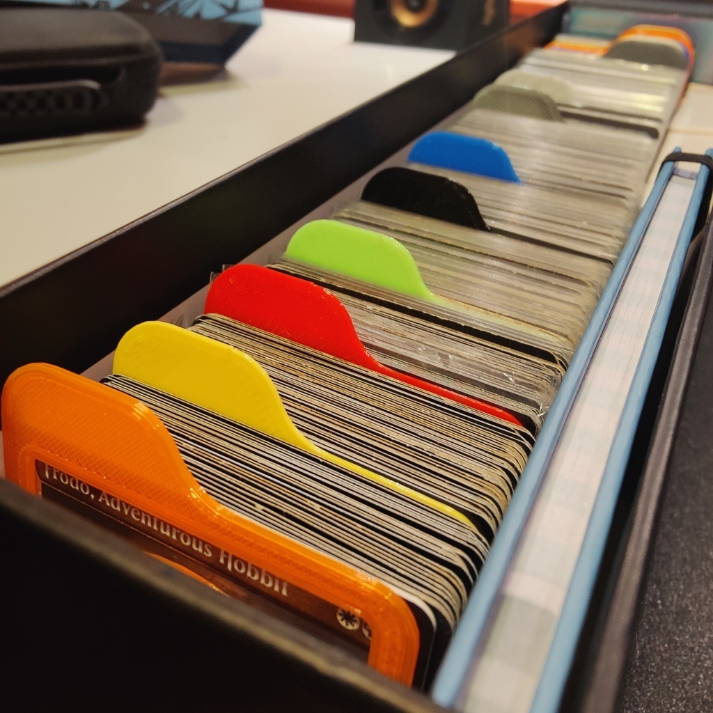 🎲 MTG - Mana Card separators・Free STL File for ・Cults