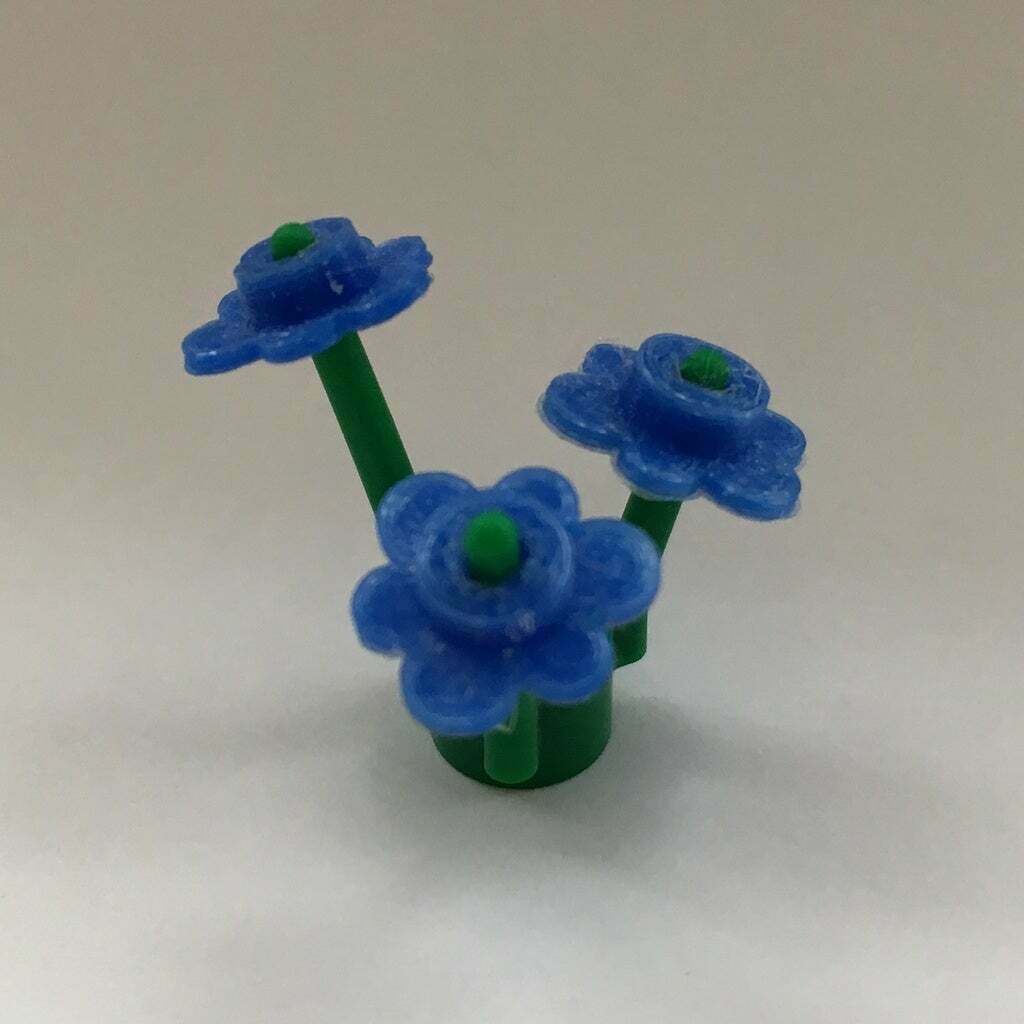 💐 Lego Compatable Flower・Free STL File for ・Cults