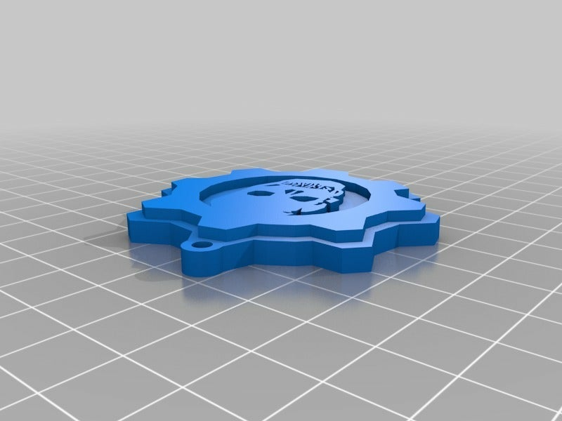🗝️ Gears of War Keyring / Pendant・Free STL File for ・Cults