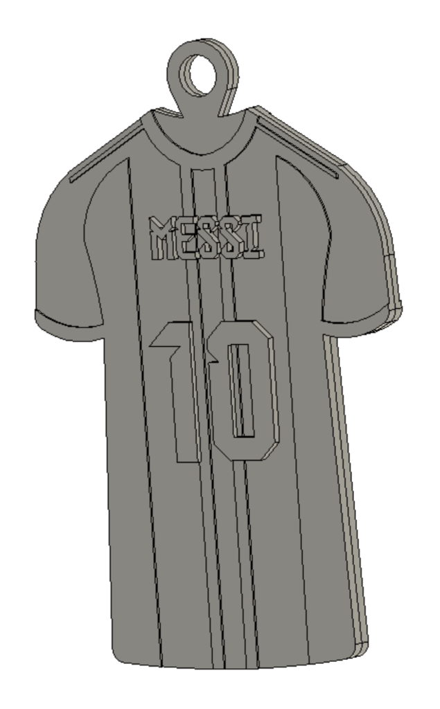 Free 3D file Soccer Jersey Keychain ⚽ ・3D printing idea to download・Cults
