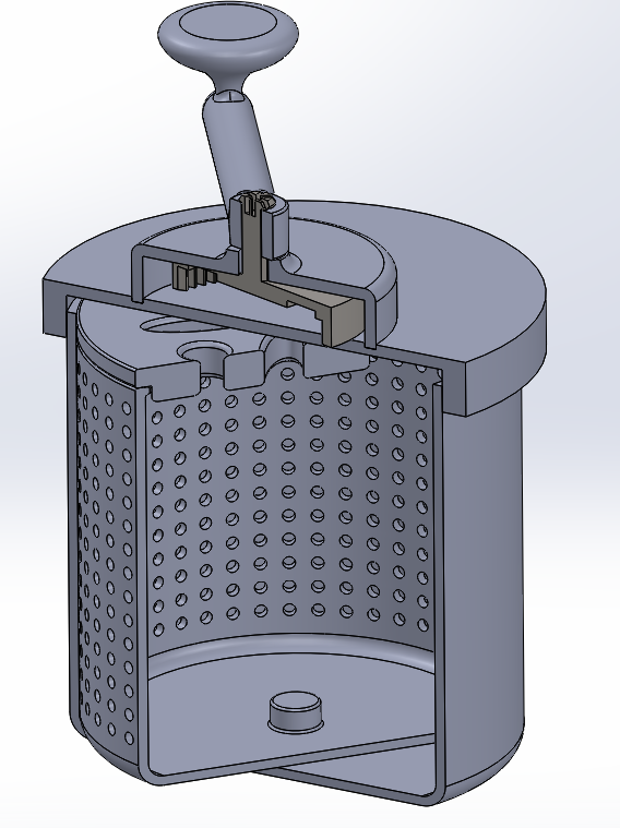 🥗 VEGETABLE - SALAD DRYER MACHINE・ STL File for ・Cults